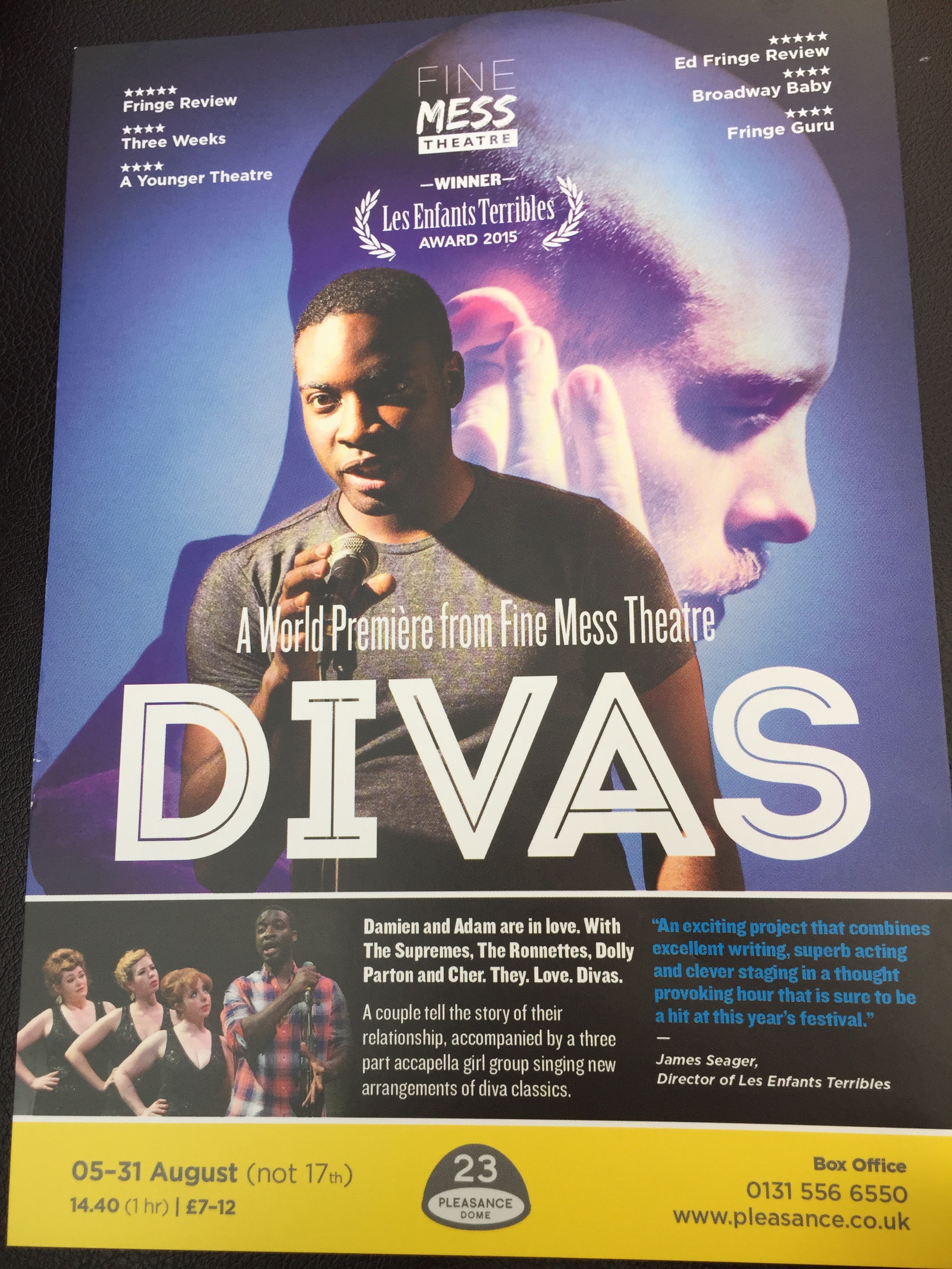 Divas (Pleasance Dome, Friday 7th August) **** – Julie Raby: A Dyslexic ...